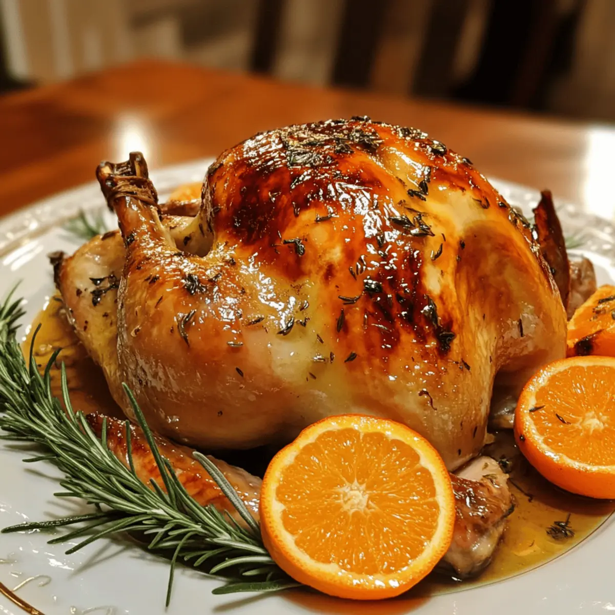 Ultimate Delicious Juicy Roast Turkey with Orange Rosemary Glaze
