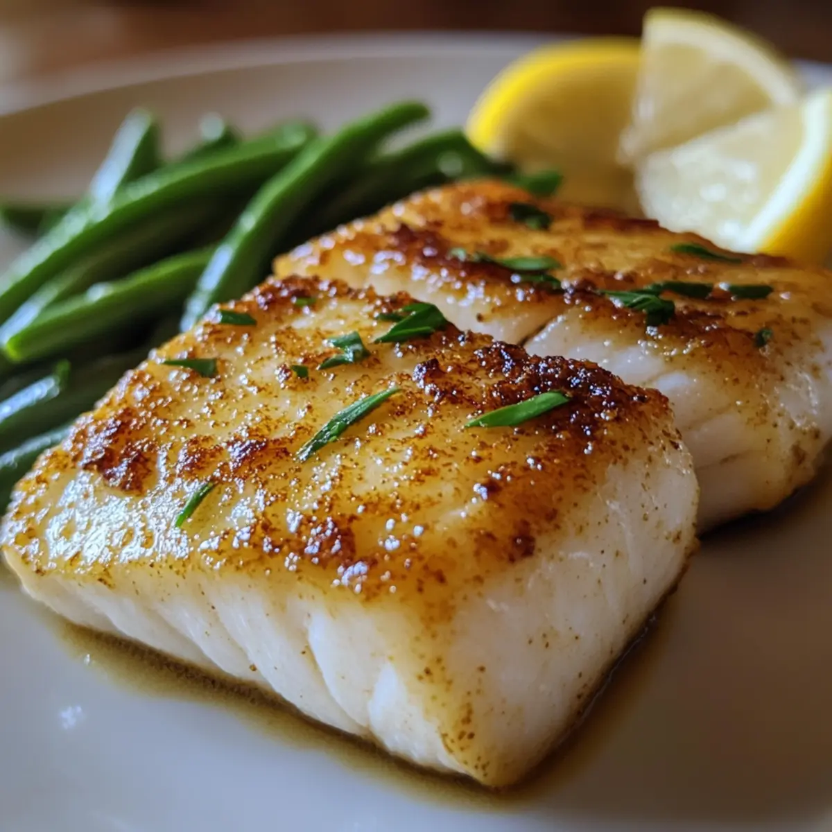 Easy Lemon Butter Fish with Green Beans: Irresistible Fresh Dinner